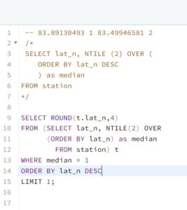 Hackerrank - SQL - Aggregation - Weather Observation Station 20 - Solution - YourDigitalAid